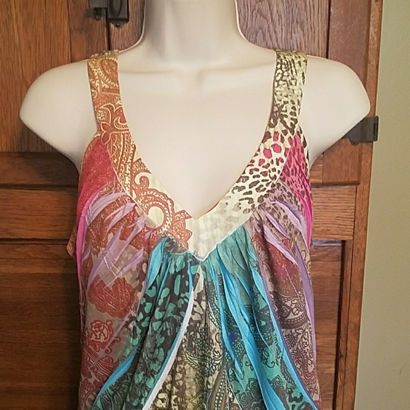Cato | Tops | Nwot Cato Tunic Bohemian Tank Top Large Hippie | Poshmark